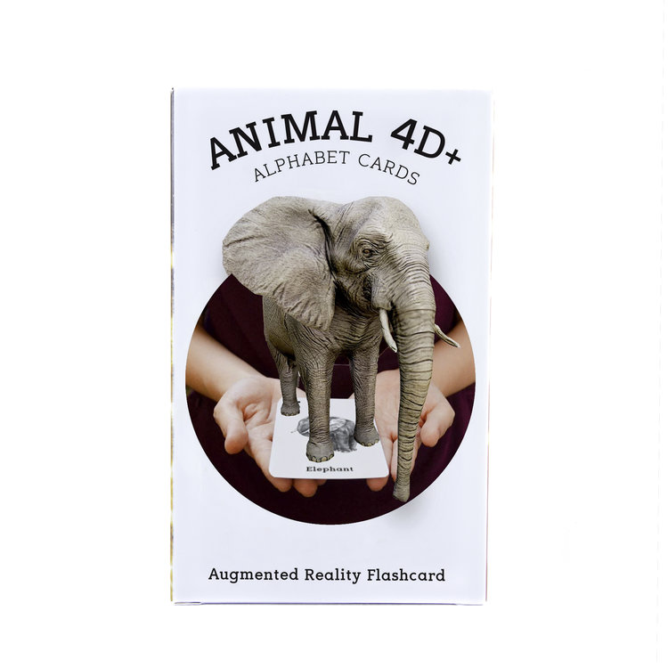 Bộ thẻ card Animal 4D+ động vật thực tế ảo tập đọc chữ cái (A - Z ...